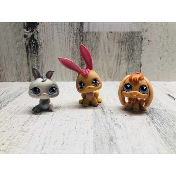 Littlest Pet Shop | Toys | Vintage Littlest Pet Shop Bunny Rabbit Lot ...